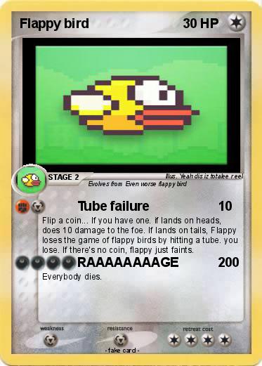 Pokémon Flappy bird 37 37 - Tube failure - My Pokemon Card