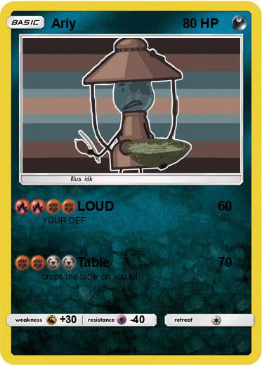 Pokémon Ariy - LOUD - My Pokemon Card