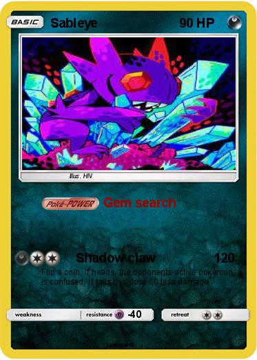 Pokémon Sableye 138 138 - Gem search - My Pokemon Card