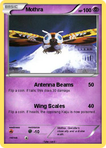 Pokémon Mothra 174 174 - Antenna Beams - My Pokemon Card