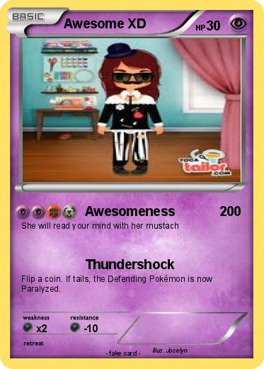 Pokémon Awesome XD - Awesomeness - My Pokemon Card