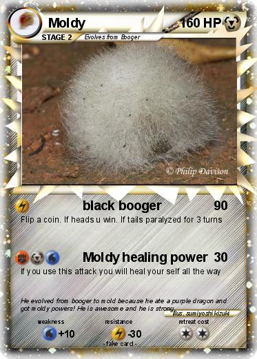 Pokémon Moldy 19 19 - black booger - My Pokemon Card