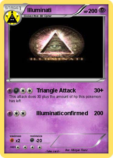 Pokémon Illuminati 375 375 - Triangle Attack - My Pokemon Card