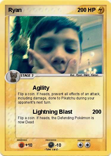 Pokémon Ryan 1145 1145 - Agility - My Pokemon Card