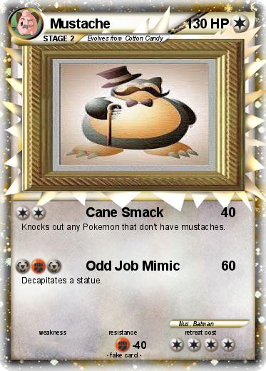 Pokémon Mustache 152 152 - Cane Smack - My Pokemon Card