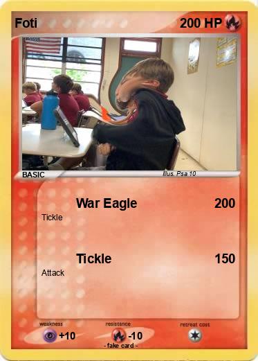 Pokémon Foti 2 2 - War Eagle - My Pokemon Card