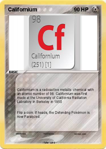 Pokémon Californium - My Pokemon Card