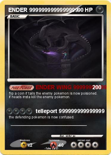 Pokémon ENDER 9999999999999999 9999999999999999 - ENDER WING ...