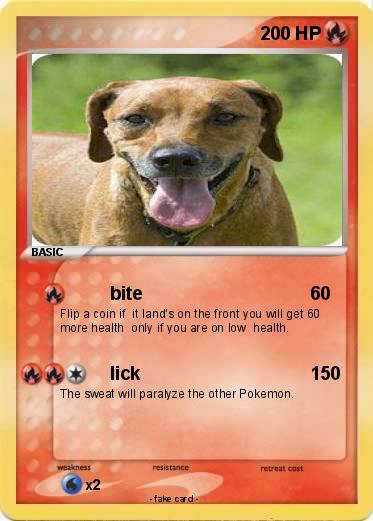 Pokémon 1 89596 89596 - bite - My Pokemon Card