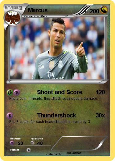 Pokémon Marcus 375 375 - Shoot and Score - My Pokemon Card
