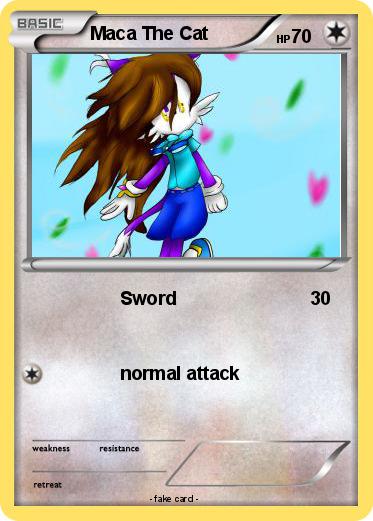 Pokémon Maca The Cat - Sword - My Pokemon Card