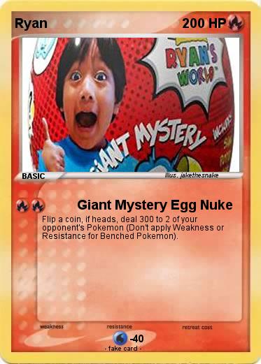 Pokémon Ryan 1315 1315 - Giant Mystery Egg Nuke - My Pokemon Card