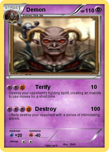 Pokémon Demon 2139 2139 - Terify - My Pokemon Card