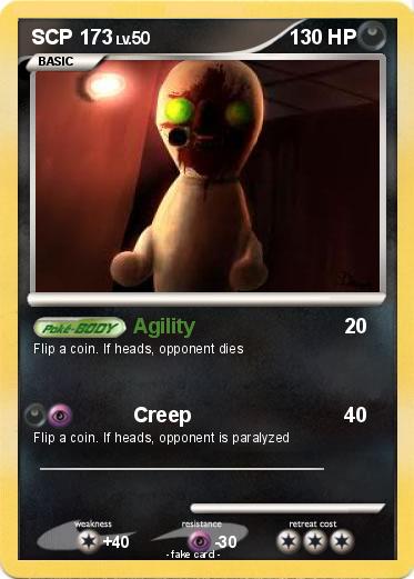 Pokémon SCP 173 16 16 - Agility - My Pokemon Card