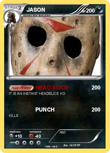 Pokémon JASON 1155 1155 - HEAD SLICE - My Pokemon Card