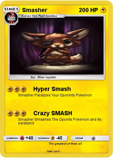 Pokémon Smasher 120 120 - Hyper Smash - My Pokemon Card