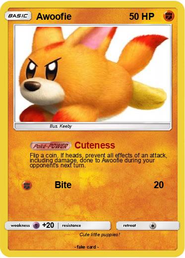 Pokémon Awoofie - Cuteness - My Pokemon Card