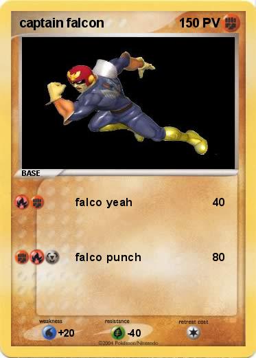 Pokémon captain falcon 30 30 - falco yeah - Ma carte Pokémon