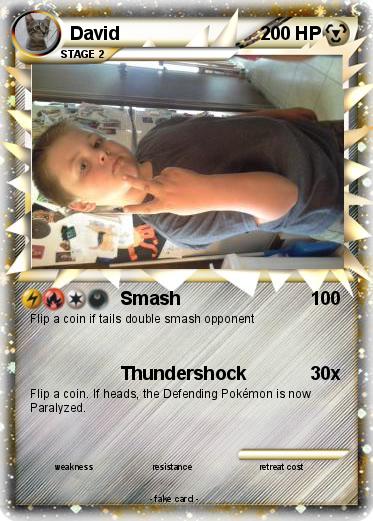 Pokémon David 1382 1382 - Smash - My Pokemon Card