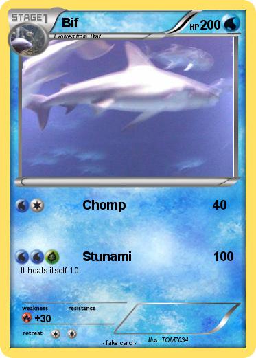 Pokémon Bif 2 2 - Chomp - My Pokemon Card