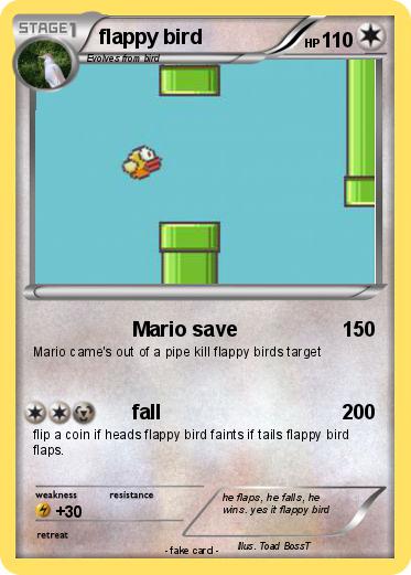 Pokémon flappy bird 202 202 - Mario save - My Pokemon Card
