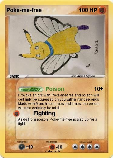 Pokémon Poke me free - Poison - My Pokemon Card