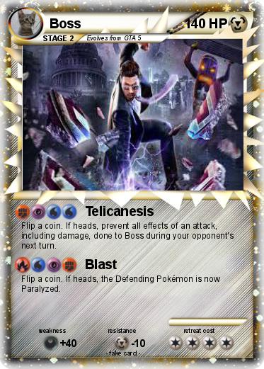 Pokémon Boss 861 861 - Telicanesis - My Pokemon Card