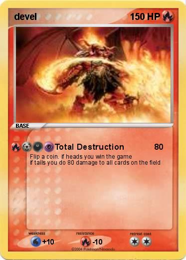 Pokémon devel 3 3 - Total Destruction - My Pokemon Card