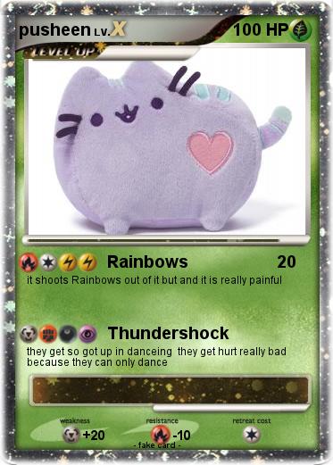 Pokémon pusheen 326 326 - Rainbows - My Pokemon Card