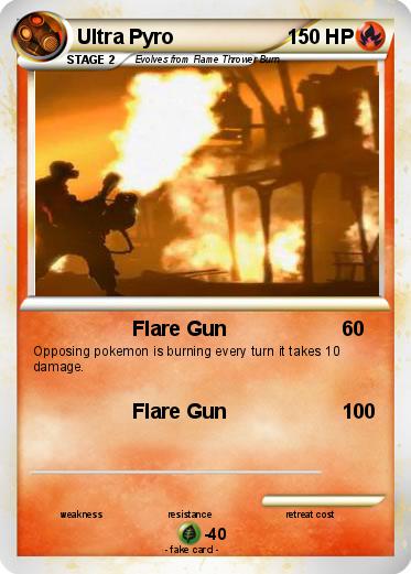 Pokémon Ultra Pyro - Flare Gun - My Pokemon Card