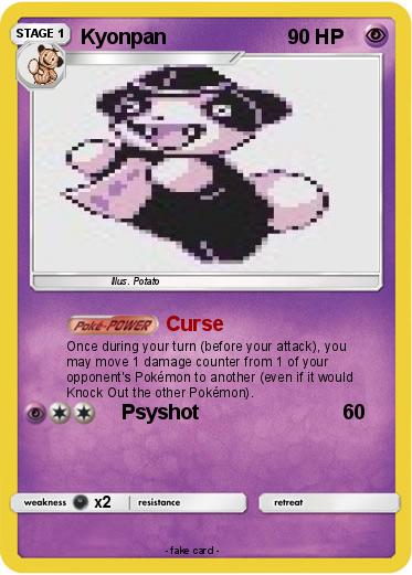 Pokémon Kyonpan - Curse - My Pokemon Card