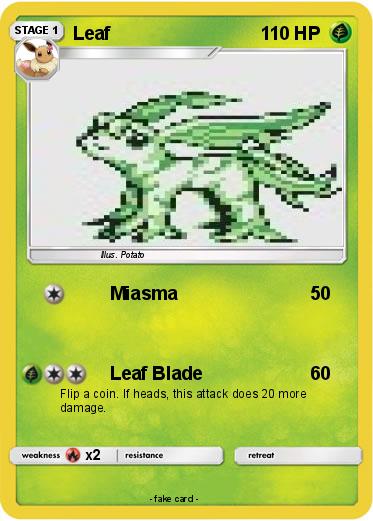 Pokémon Leaf 360 360 - Miasma - My Pokemon Card