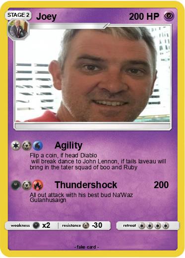 Pokémon Joey 791 791 - Agility - My Pokemon Card
