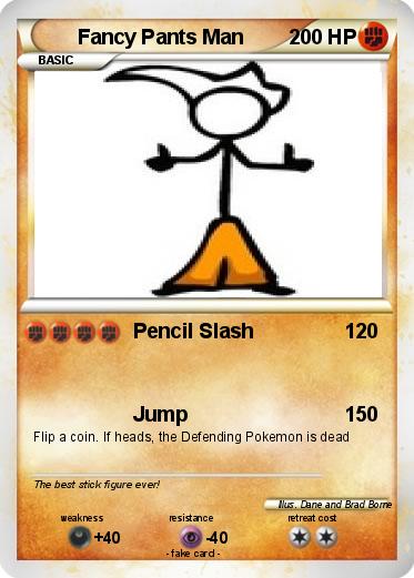 Pokémon Fancy Pants Man 10 10 - Pencil Slash - My Pokemon Card