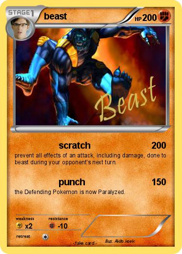 Pokémon beast 669 669 - scratch - My Pokemon Card