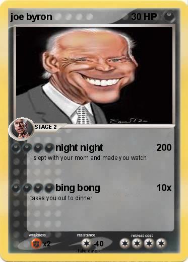 Pokémon joe byron 3 3 - night night - My Pokemon Card