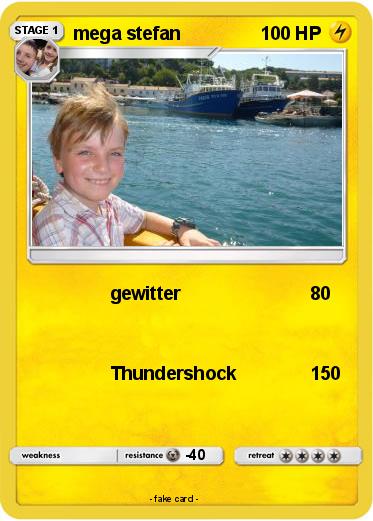 Pokémon mega stefan - gewitter - My Pokemon Card