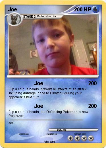 Pokémon Joe 921 921 - Joe - My Pokemon Card