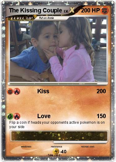 Pokémon The Kissing Couple - Kiss - My Pokemon Card