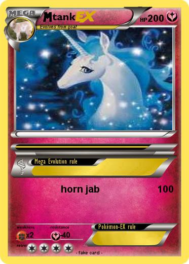 Pokémon tank 862 862 - horn jab - My Pokemon Card