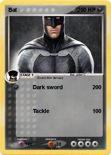 Pokémon Bat 538 538 - Dark sword - My Pokemon Card