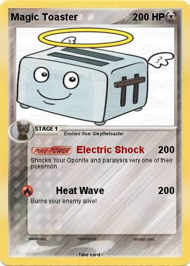 Pokémon Magic Toaster 1 1 - Electric Shock - My Pokemon Card