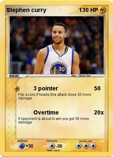 Pokémon Stephen curry 231 231 - 3 pointer - My Pokemon Card