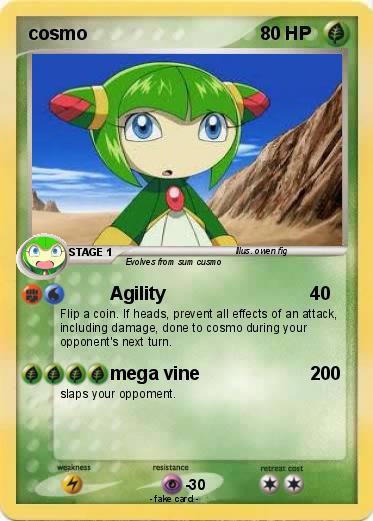 Pokémon cosmo 192 192 - Agility - My Pokemon Card