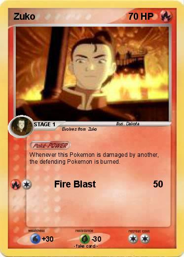 Pokémon Zuko 129 129 - Fire Blast - My Pokemon Card