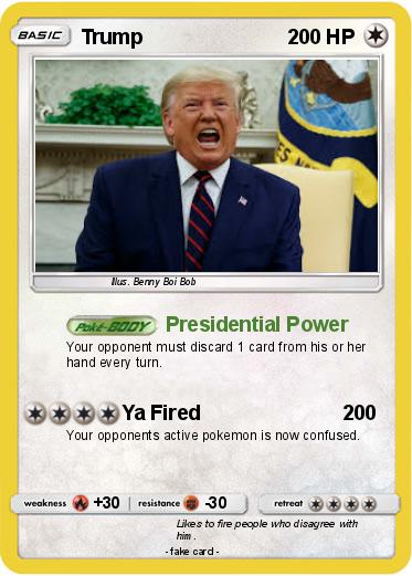 Pokémon Trump 2120 2120 - Presidential Power - My Pokemon Card