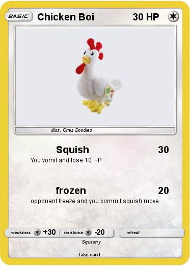 Pokémon Chicken Boi - Squish - My Pokemon Card