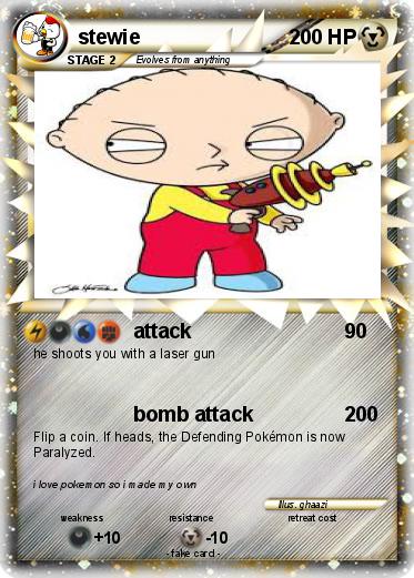Pokémon stewie 863 863 - attack - My Pokemon Card