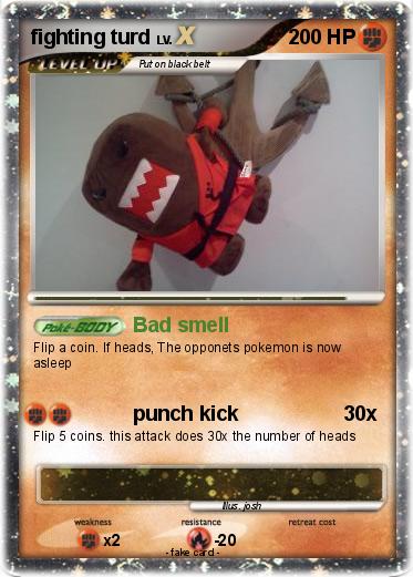 Pokémon fighting turd - Bad smell - My Pokemon Card