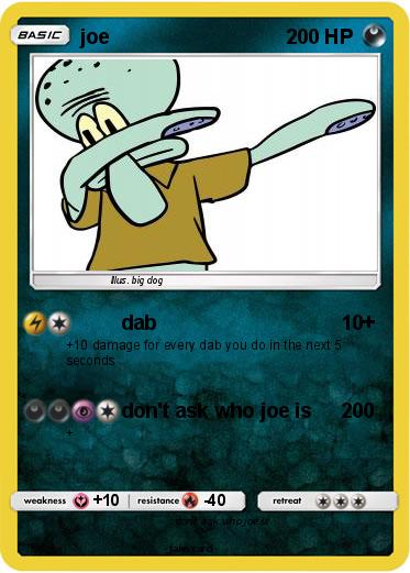 Pokémon joe 1166 1166 - dab - My Pokemon Card